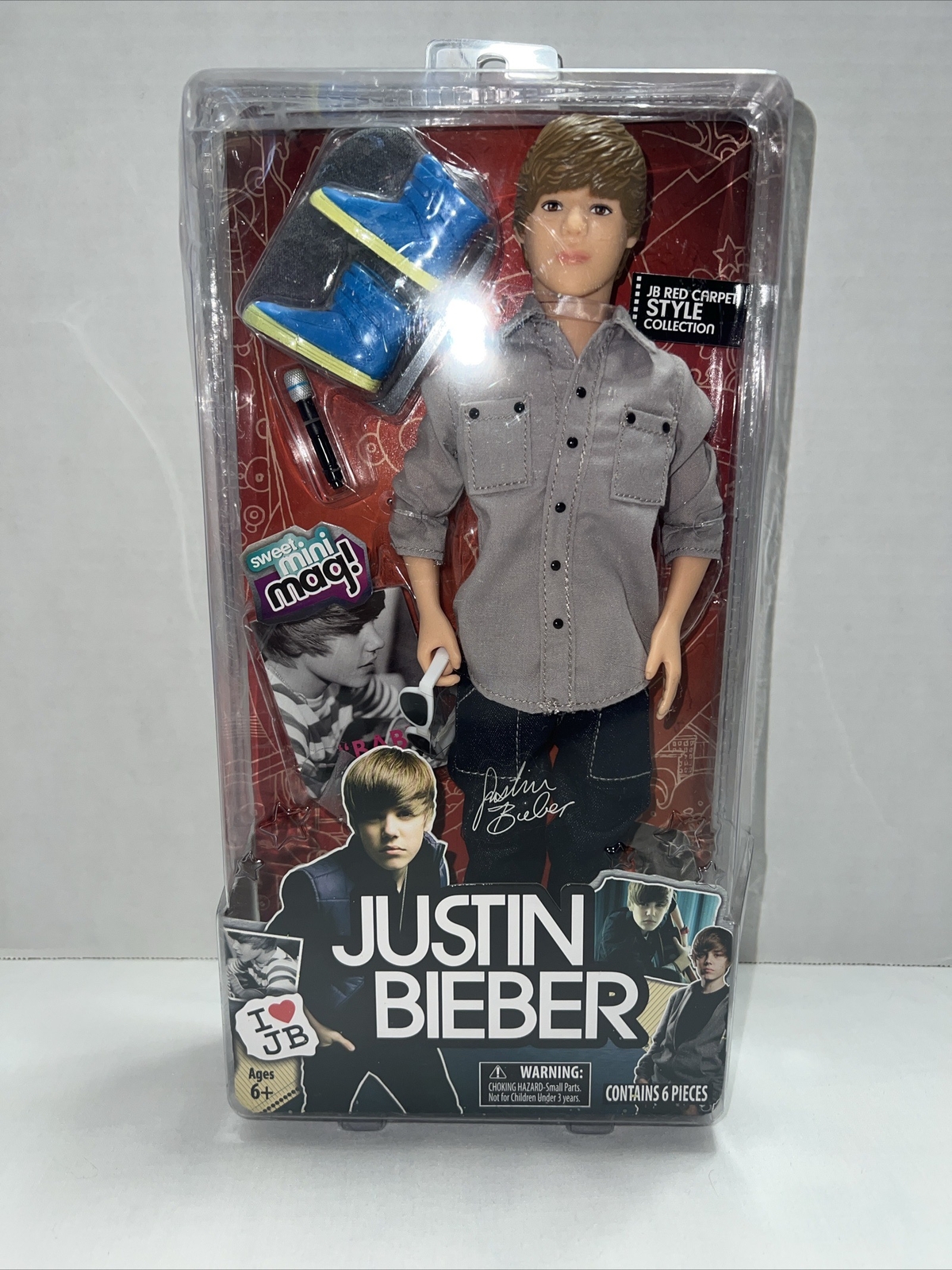 2010 Justin Bieber Doll Red Carpet Style Collection 12" 1:6 Action ...