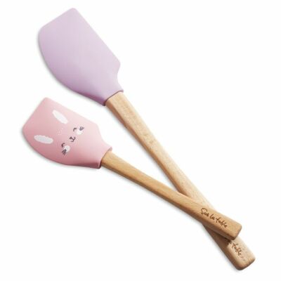 Easter Bunny Big & Little Chef Wooden Handled Spatulas, Set 2 - Sur la ...