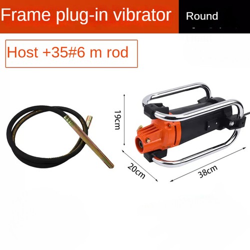 Site Concrete Concrete Vibration Pounding Rod Insertion Type Motor ...