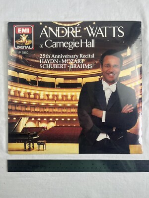 Andre Watts At Carnegie Hall SEALED 1989 LP Angel 1P 7850 Mint ...