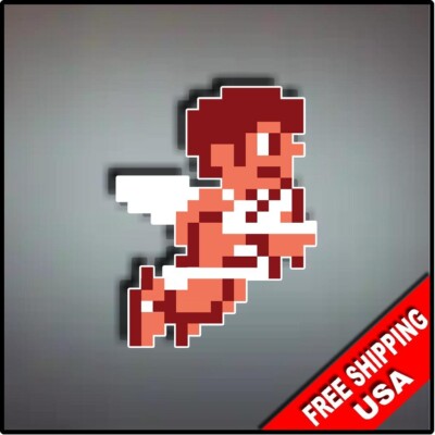 Nintendo NES Kid Icarus 4" x 3" Vinyl Decal Sticker Emblem 8-bit Pixel ...