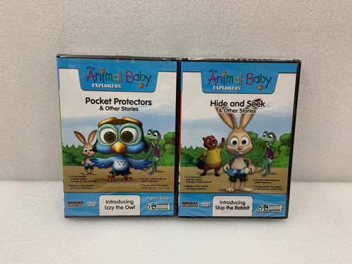 Wild Animal Baby Explorers Set of 2 Brand NEW DVDs Izzy the OWL Skip ...