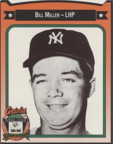 1991 All-Time Baltimore Orioles Team Issue - Bill Miller #300 for sale ...
