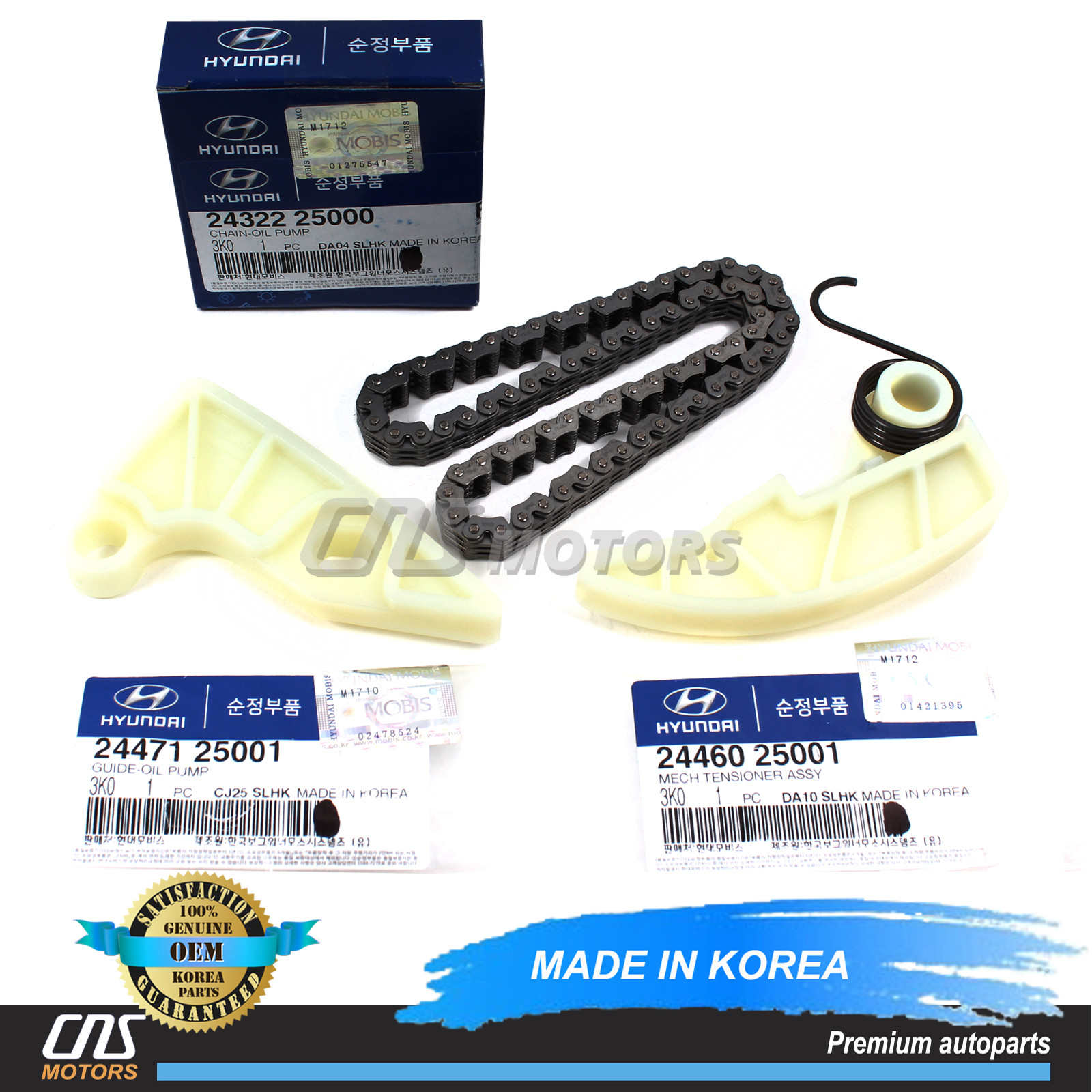 ⭐GENUINE⭐ Oil Pump Chain Kit for 10-13 Genesis Coupe Forte 2.0L OEM ...