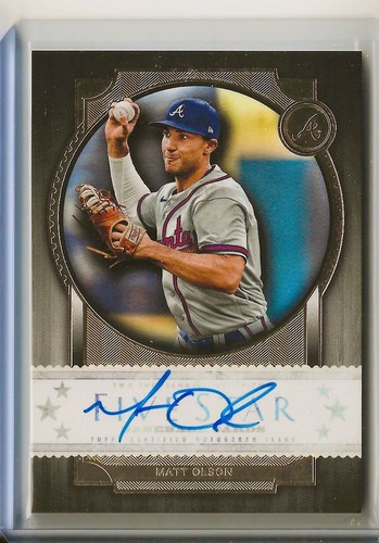 2022 Topps Five Star MATT OLSON in Braves Uniform AUTO ON CARD! BRAVES ...