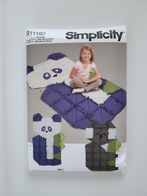 Simplicity Fleece Rag Quilts Pattern #R11192 | eBay