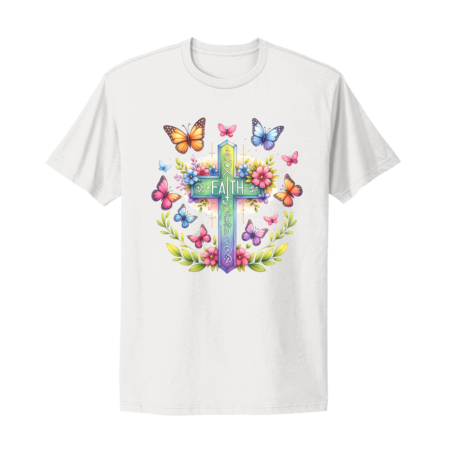 Jesus Cross Shirt Christian Religious Bible Faith Christ Church Gift T ...