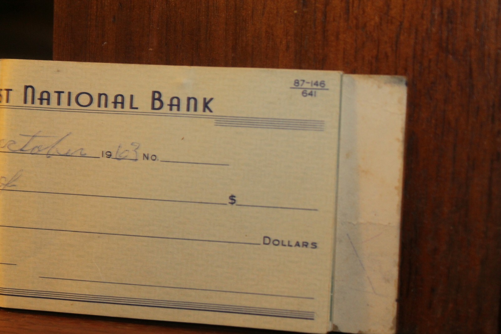 Vintage 1963 The First National Bank LaFollette Tennessee Checks | eBay
