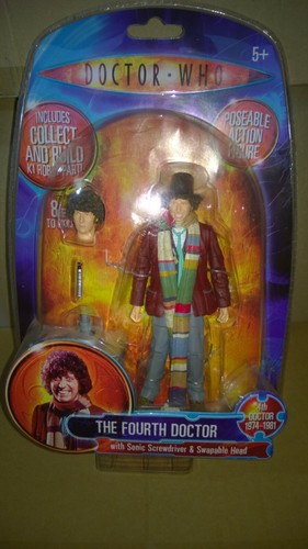 Dr Who Tom Baker 4th Doctor The Fourth Doctor 1974 - 1981 Action Figure ...