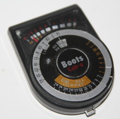 Boots CdS-8 - Vintage CdS Light Meter - Not Working | eBay UK