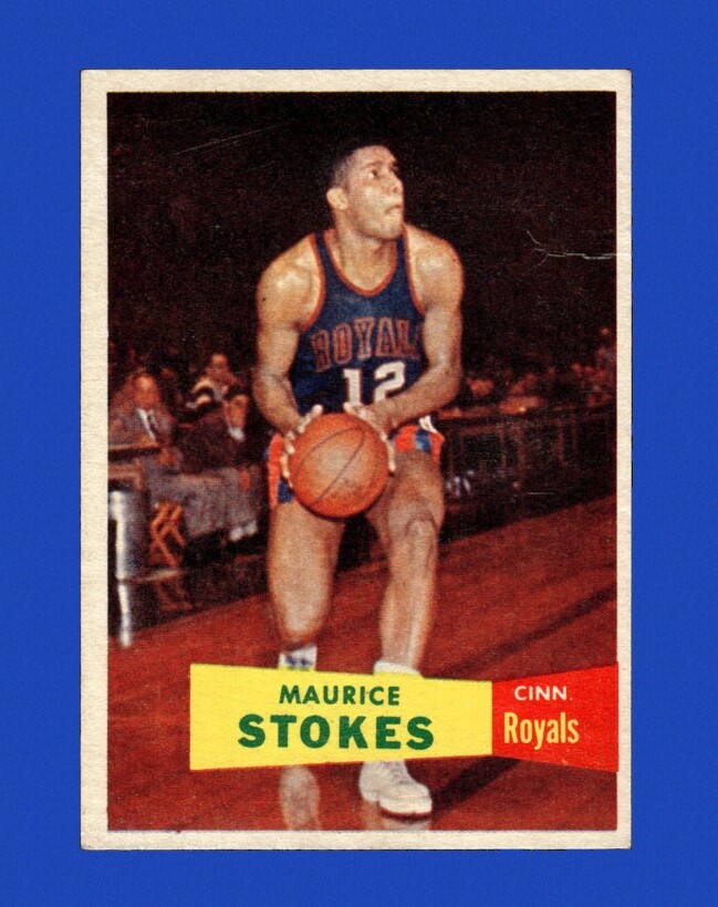 1957-58 Topps Set-Break # 42 Maurice Stokes VG-VGEX (crease) *GMCARDS ...