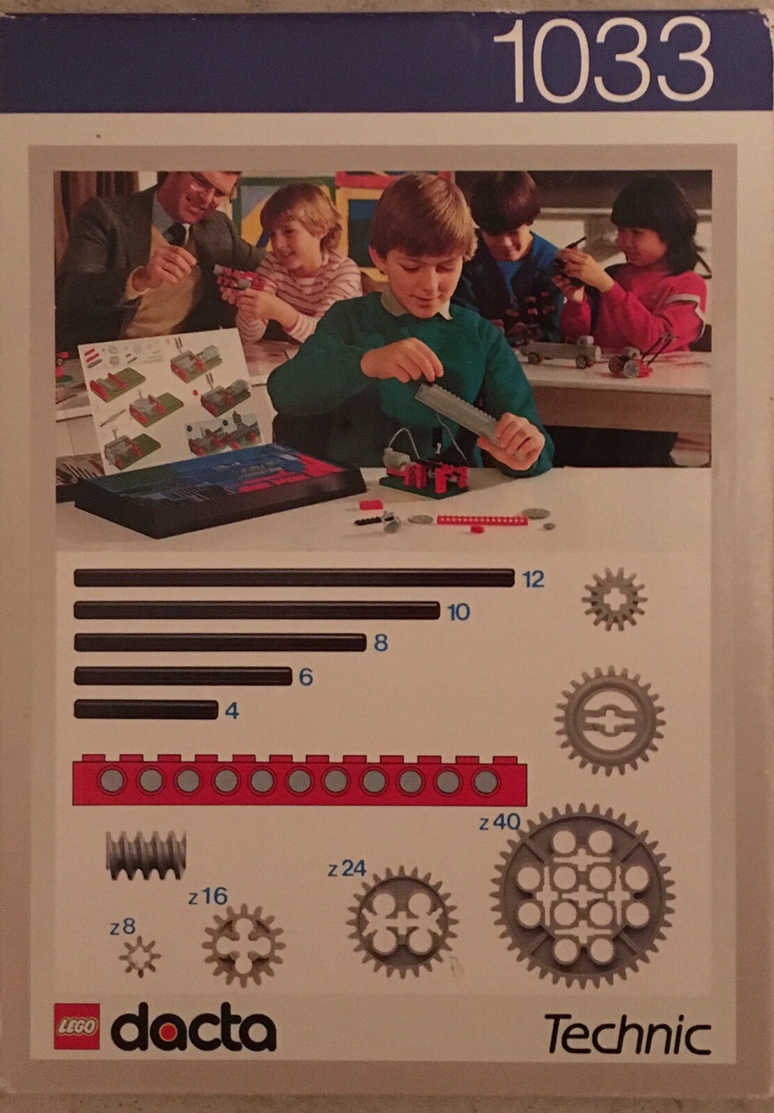 LEGO Dacta 1032 Set New Factory Sealed And 1033 Building Card Set Open ...