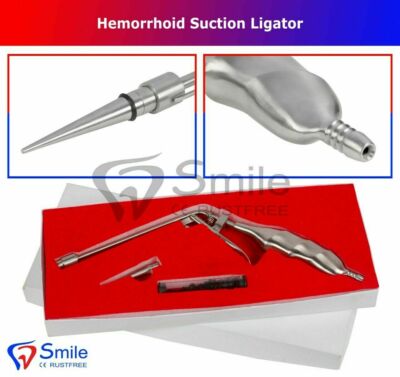 Hemorrhoid Suction Ligator STR Angle With 100 Latex Bands -Premium ...