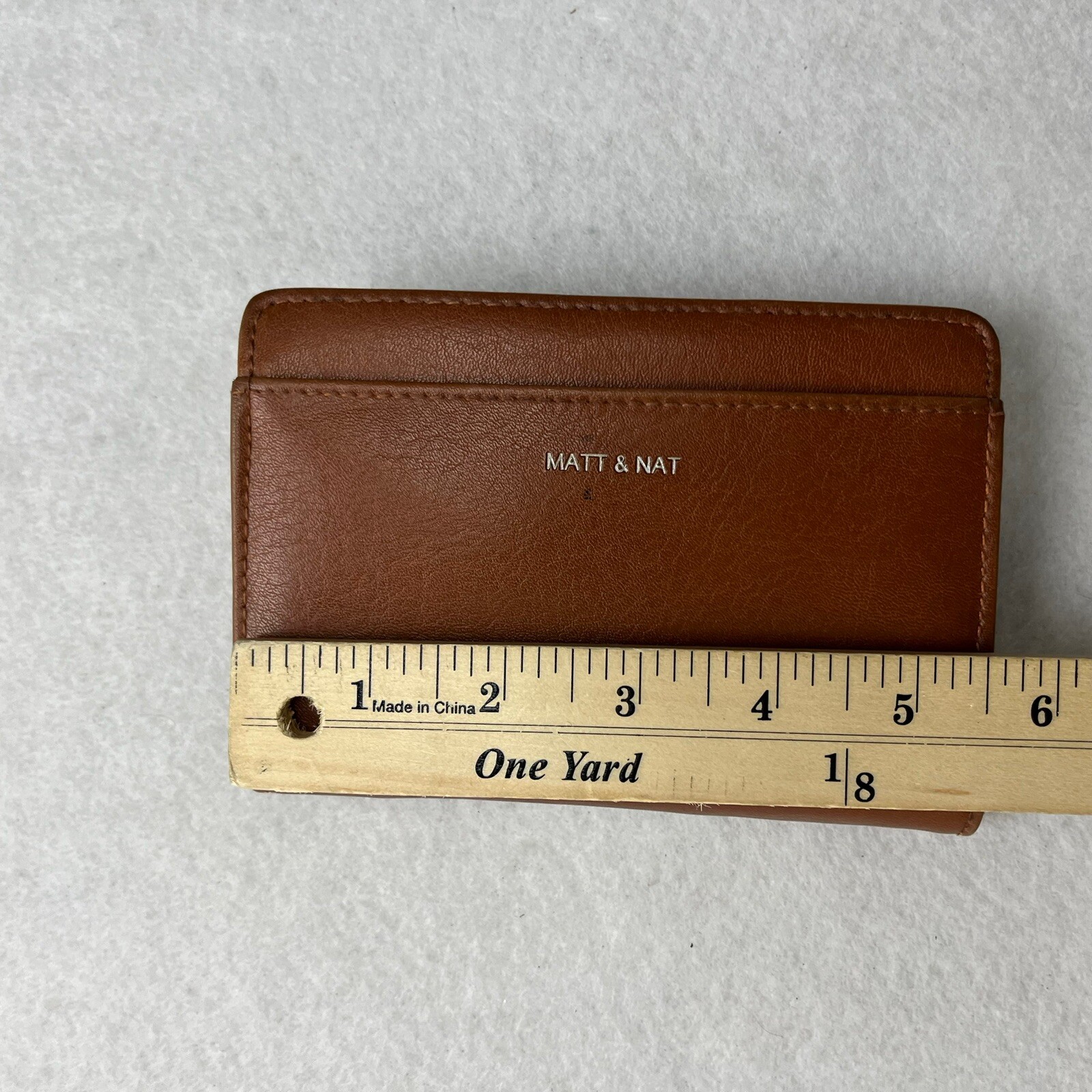 Matt & Nat Wallet Vegan Wallet Zip Fold Tan Brown | eBay