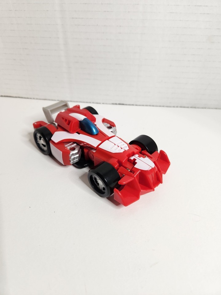 Transformers Rescue Bots Heatwave Racecar Drifter Academy Red Figure ...