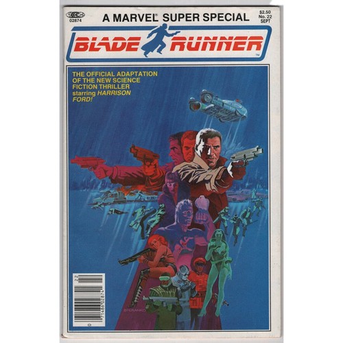 MARVEL SUPER SPECIAL #22 1ST APPEARANCE OF BLADE RUNNER IN COMIC 1982 ...