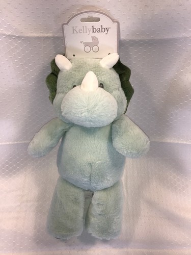 Kelly Baby 12" Plush Rattle Crinkle Lovey Toy Kellybaby Pram Toy Green ...