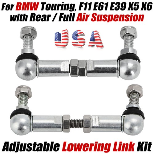 Adjustable Lowering Link For BMW Touring F11 E61 E39 X5 X6 Air ...