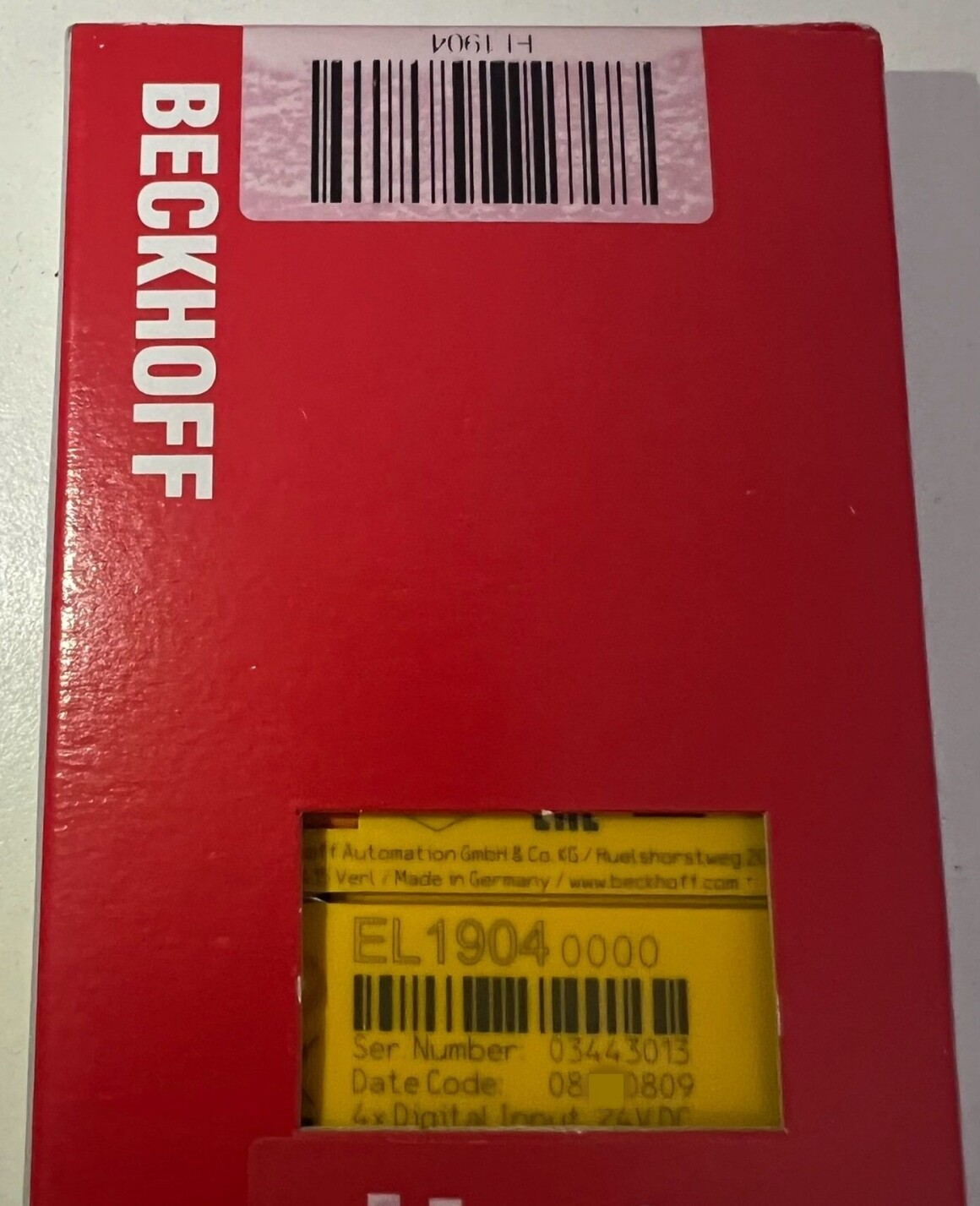 1pc EL1904 BECKHOFF safety module air transport | eBay