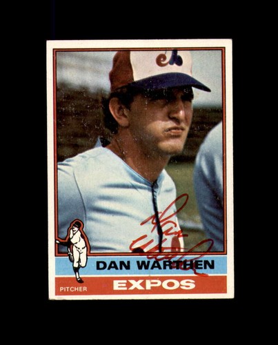 Dan Warthen Signed 1976 Topps Montreal Expos Autograph | eBay