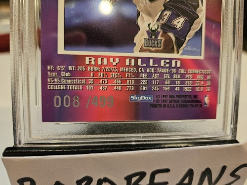 1996-97 Skybox E-X2000 - Credentials #37 Ray Allen /499 (RC) for sale ...