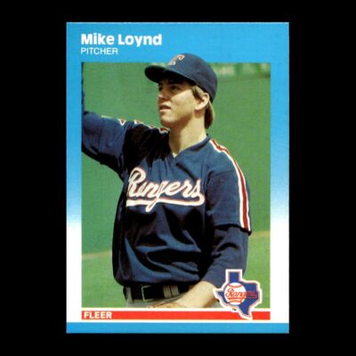 Mike Loynd 1987 Fleer Update Texas Rangers #U-67 Nice R304 | eBay