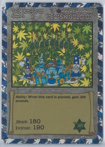 CannaBeast TCG Winter Blazed Jewish Gold OG Holo Card #9/38 CCG | eBay