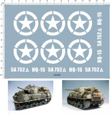 1/35 M4 hq-15 sherman tank Model Kit Water Slide Decal | eBay