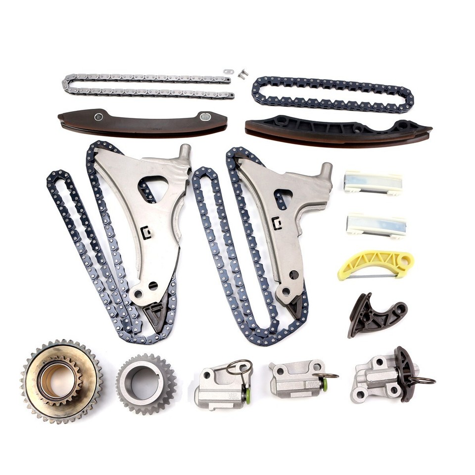 4xCamshaft Adjuster Timing Chain Kit for Mercedes ML350 C300 E350 3.0L ...