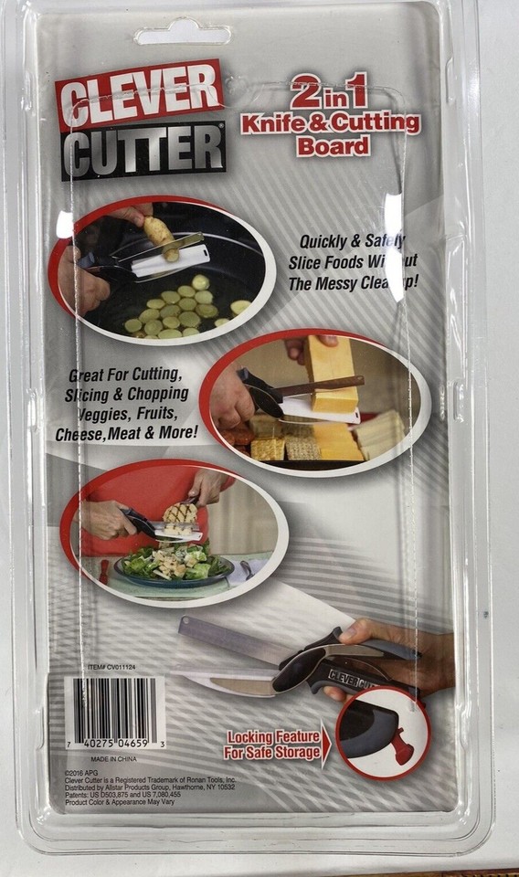 New Clever Cutter 2-in-1 Knife & Cutting Board | eBay