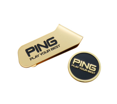 PING Japan Golf Ball Clip Marker AC-P2403 Belt Clip Gold Black | eBay