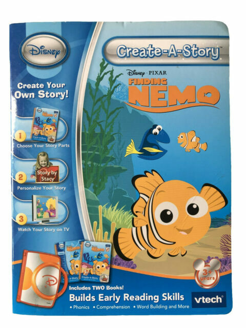 VTech Create a Story Disney Finding Nemo 2 Books 3 for sale online | eBay
