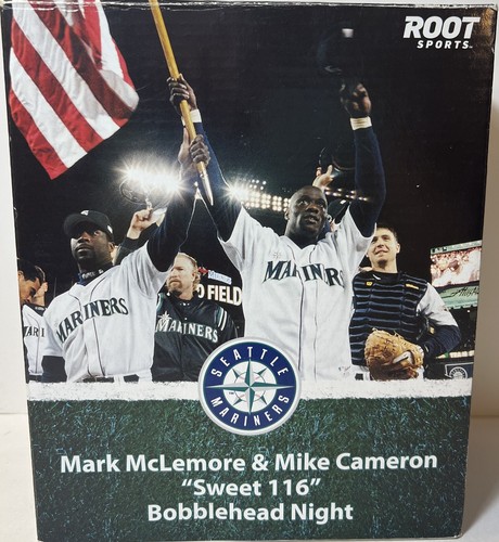 Seattle Mariners - Mark McLemore & Mike Cameron "Sweet 116" Bobblehead ...