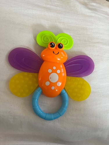 Teether Toy, Multi-Textured, Soft & Soothing, Easy to Hold Bumble Bee ...