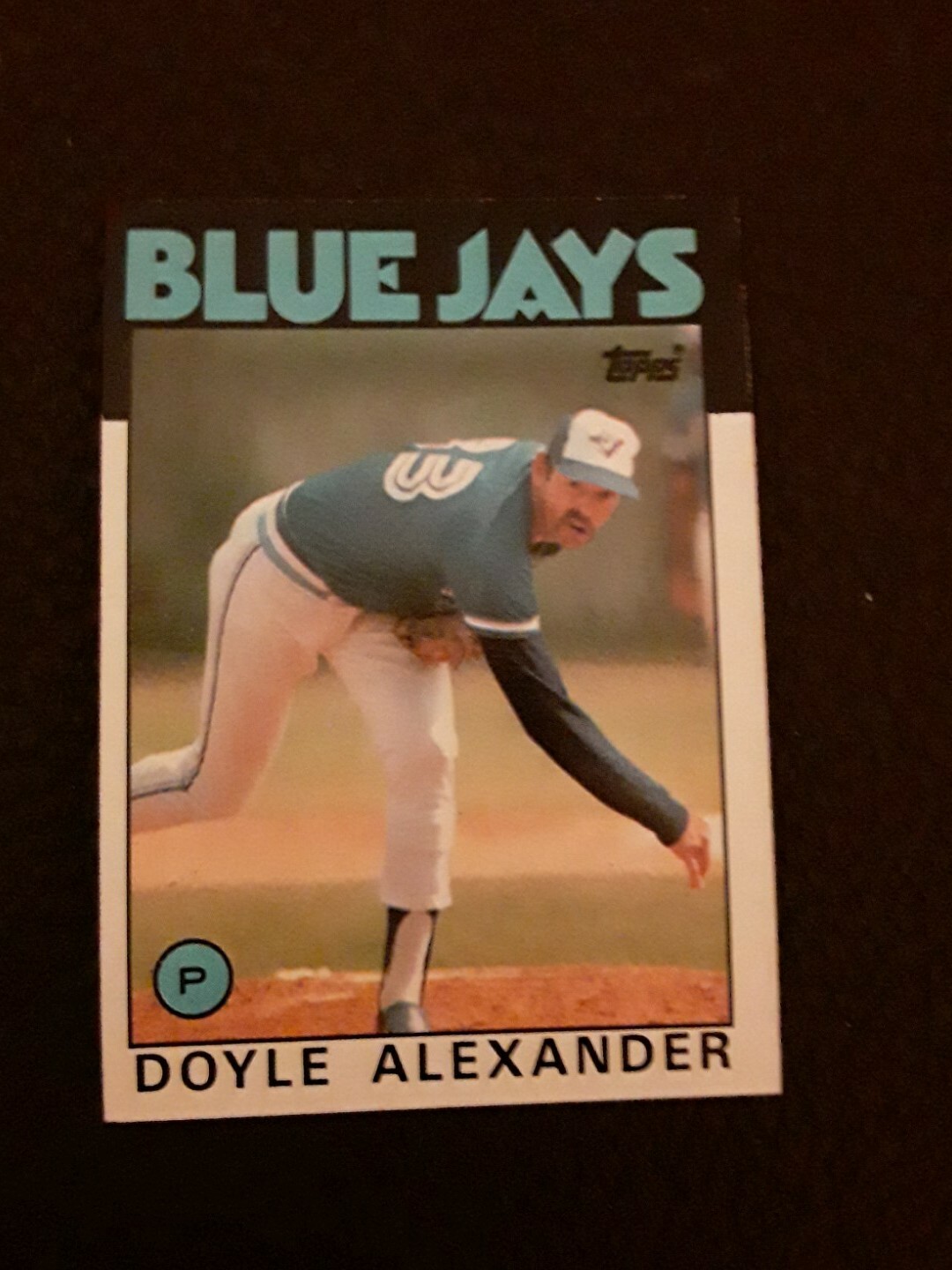 1986 Topps DOYLE ALEXANDER Baseball Card #196. TORONTO BLUE JAYS. | eBay