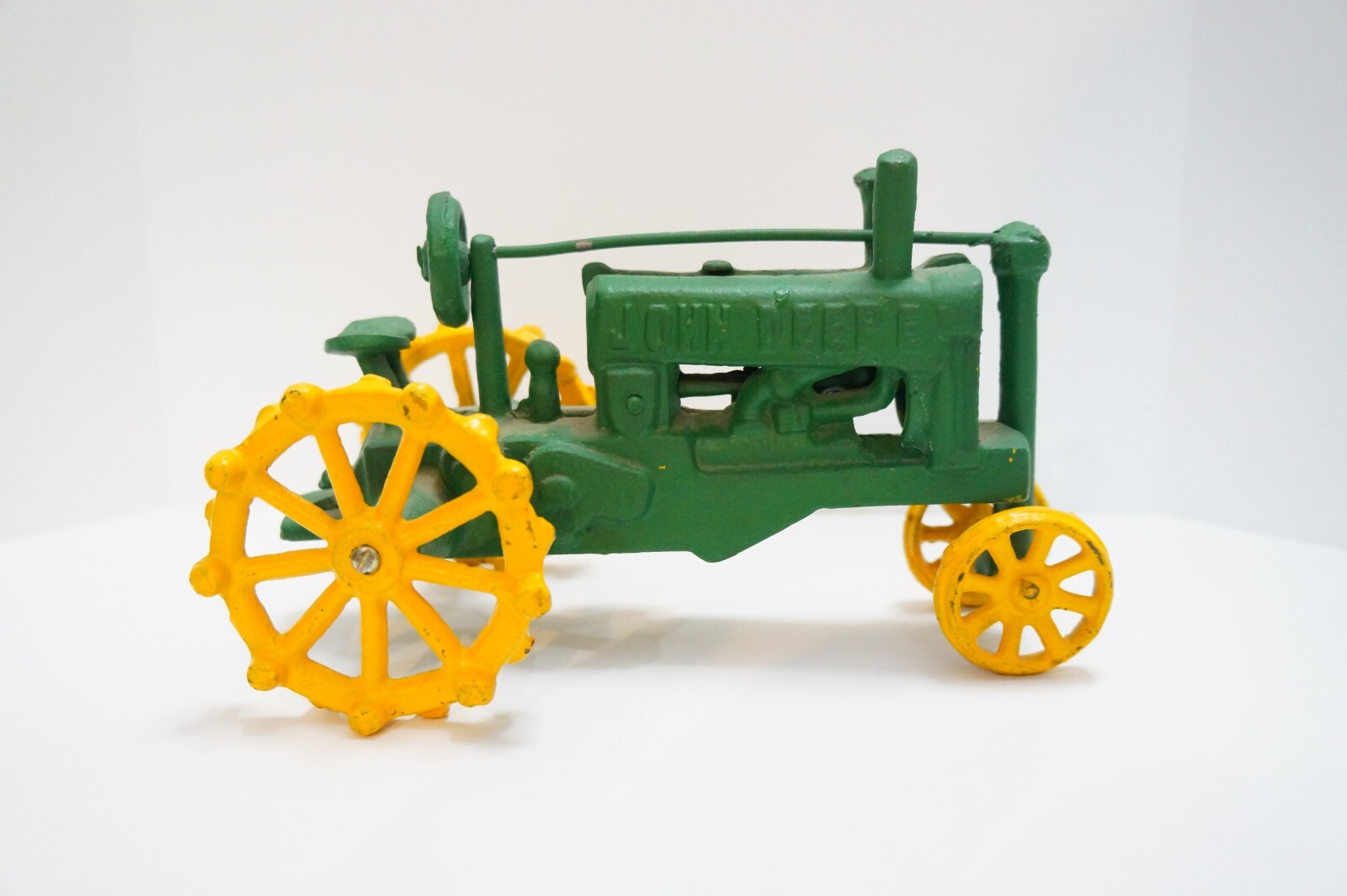 Vintage John Deere Steel Wheel Cast Iron Tractor - Knockoff Bootleg ...
