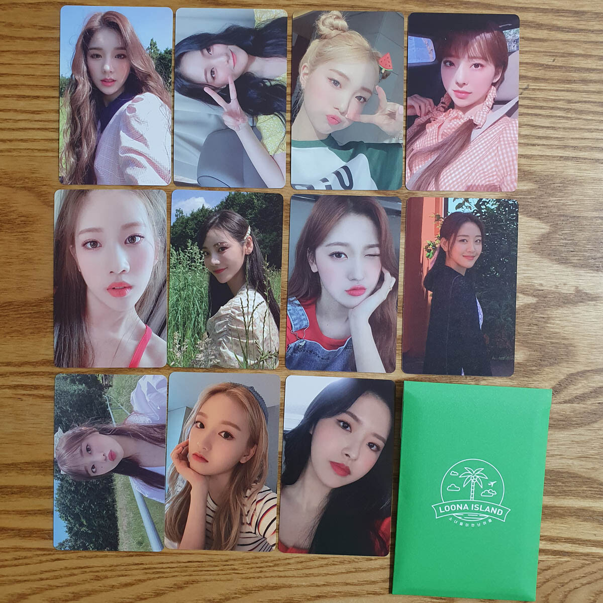 Loona 2020 Summer Package Loona Island Official Photocard Set 11 pcs ...