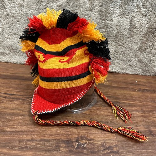 Men’s Winter Mohawk Helmet Hat Thermo Wear Insulated Fleece Lined Red ...