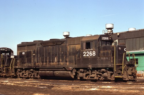 CONRAIL "CR" RAILROAD #2268 ORIGINAL KODACHROME SLIDE | eBay
