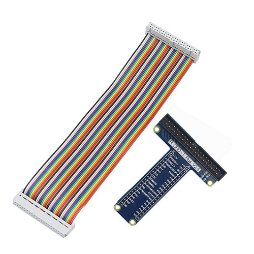 Board Kit & 40 Pin GPIO Cable+Breadboard+Jump Cable For DIY Raspberry ...
