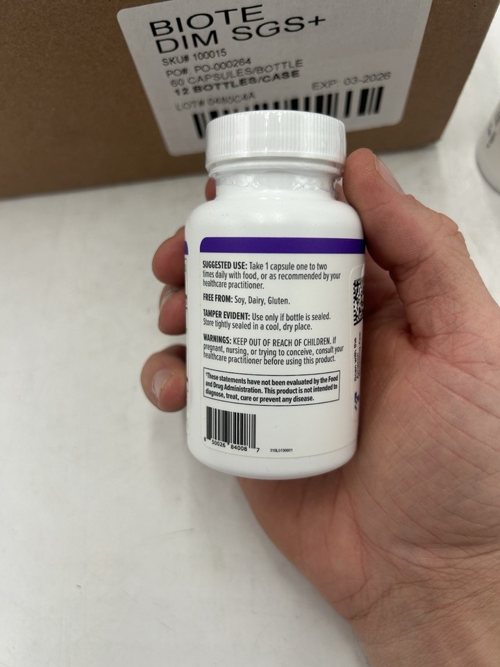 12 Pack Biote Nutraceutical DIM SGS + Hormone + Detox 60 Capsules EXP ...