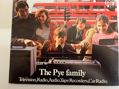 Tthe pye family tv,radio,audio,tape recorders,car radio 1970'S RARE ...