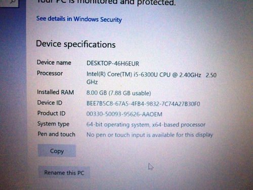 HP EliteBook 8840 G3 14" Core i5-6300U 2.40GHz 8GB 256GB SSD W10 Laptop ...