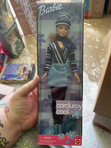Corduroy Cool Barbie Doll Blonde Blue Fashions 1999 Mattel #24658 ...