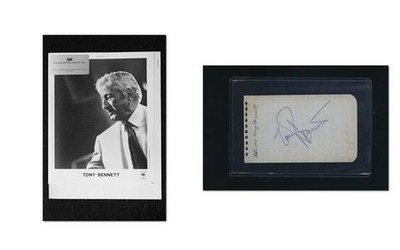Tony Bennett - Signed Autograph and Headshot Photo set - Singing Legend ...