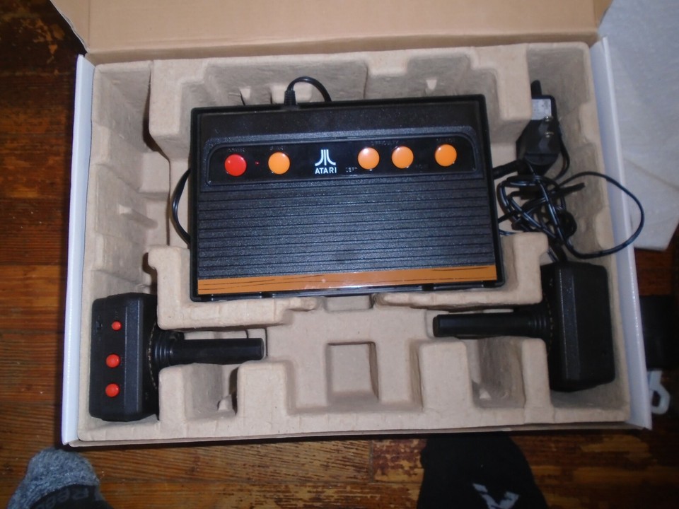 Atari Flashback 4 Special Edition Black Console With Two Wireless ...