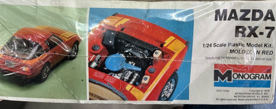 Monogram 2257 Mazda RX-7 1979 1/24 McM KIT FS | eBay