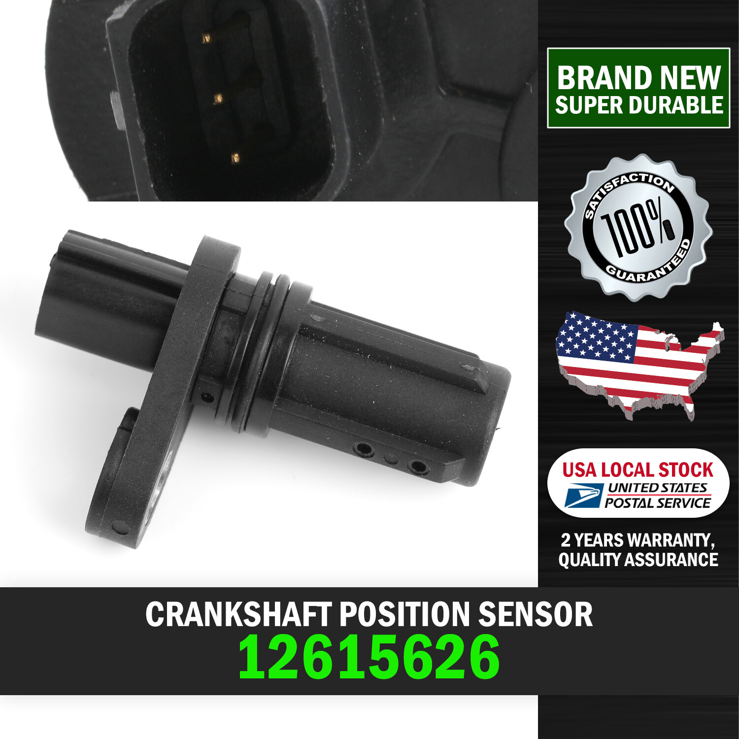 1PCS Crankshaft Position Sensor For Buick Cadillac Chevrolet Saturn OE ...