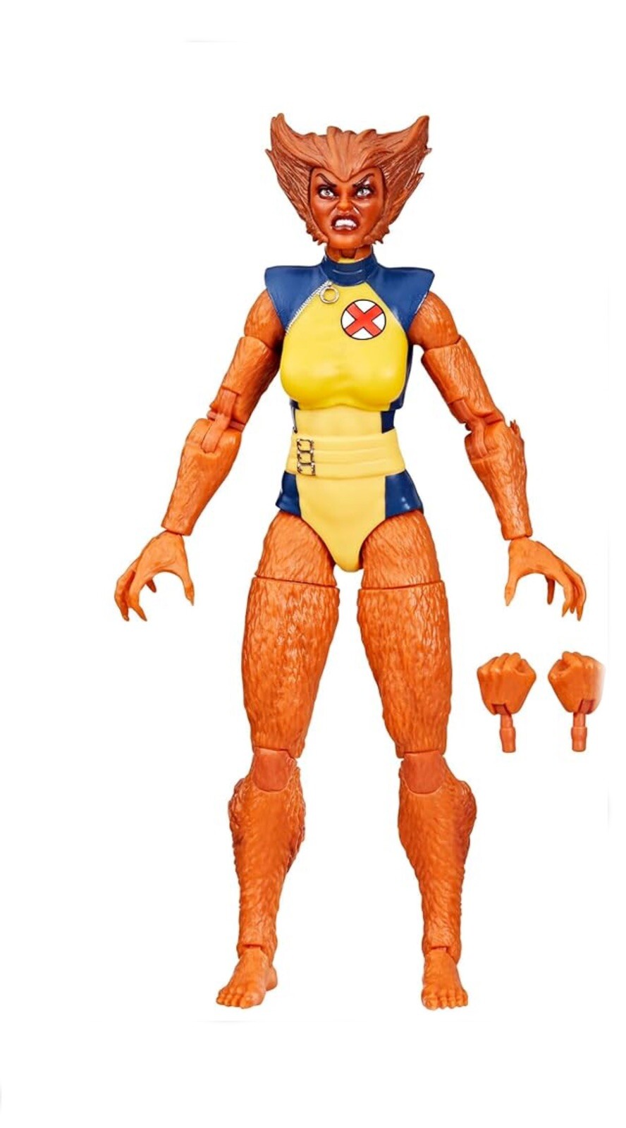 Wolfsbane Marvel Legends 6” Action Figure Zabu BAF Wave Hasbro 2024 New ...