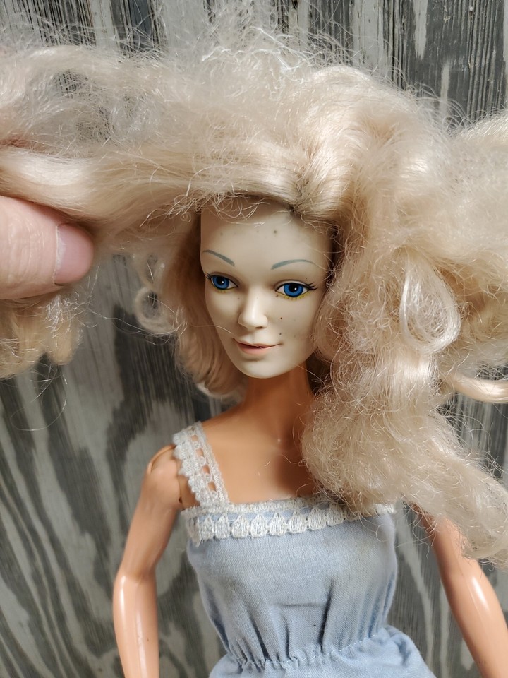 Vintage 1978 Mego Corp Candi Makeup Doll 18" Tall Blonde Pajamas Night ...